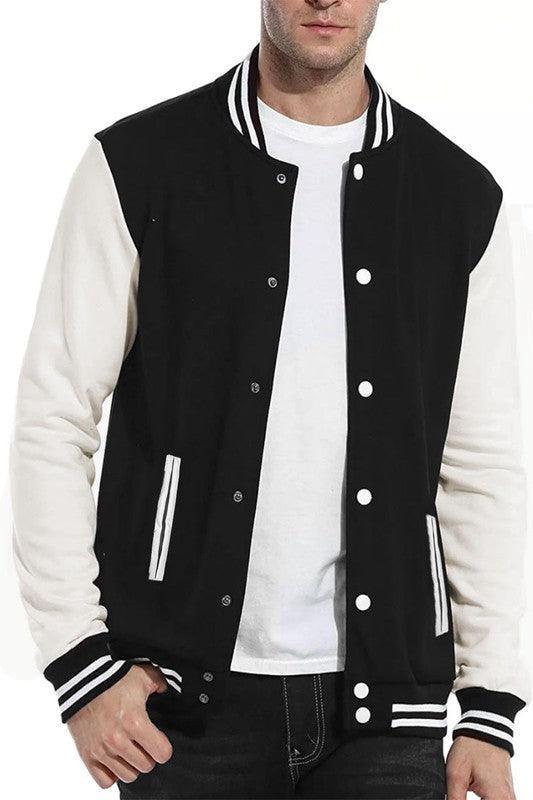 Blank Men's Letterman Varsity Jacket – Statement Piece NY